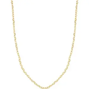 Bony Levy 14k Gold Heart Link Chain Necklace - 14k Yellow Gold