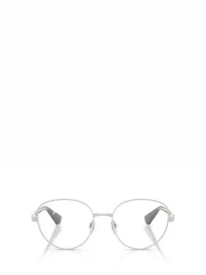 Burberry Octagon Eyeglasses - Silver