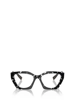 Prada Cat-eye Eyeglasses - Black Crystal Tortoise