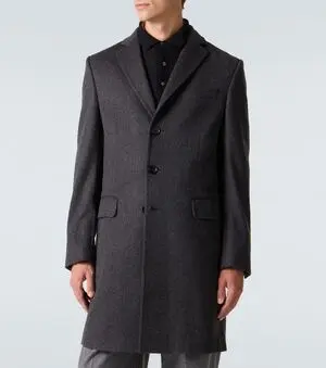 Zegna Wool And Cashmere-blend Coat