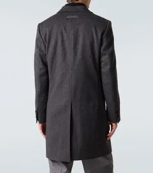Zegna Wool And Cashmere-blend Coat