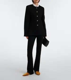 FRAME Reboot High-rise Bootcut Jeans - Black