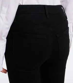 FRAME Reboot High-rise Bootcut Jeans - Black