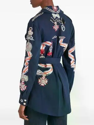 TEMPERLEY LONDON Belted Shirt Jacket