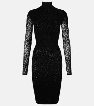 Wolford Knitted Semi-sheer Minidress - Black