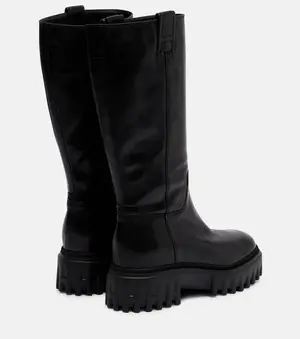 Hogan H700 Leather Mid-calf Boots