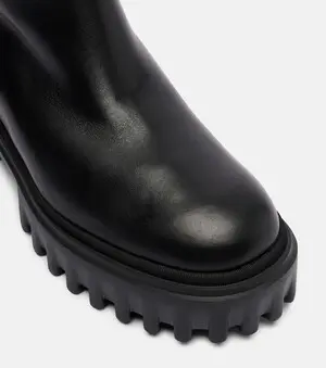 Hogan H700 Leather Mid-calf Boots