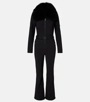YVES SALOMON Shearling-trimmed Ski Suit