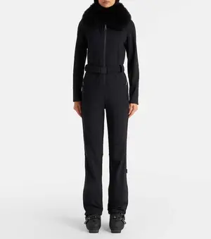 YVES SALOMON Shearling-trimmed Ski Suit