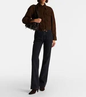 AGOLDE Leena Mid-rise Flared Jeans