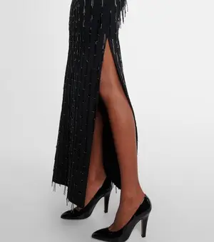 Galvan Embellished Maxi Dress