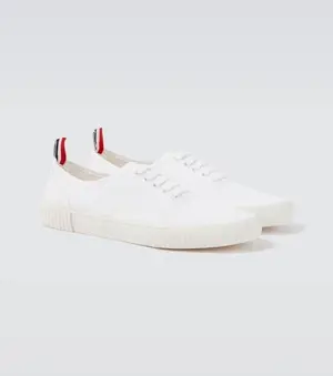 Thom Browne Heritage Canvas Sneakers