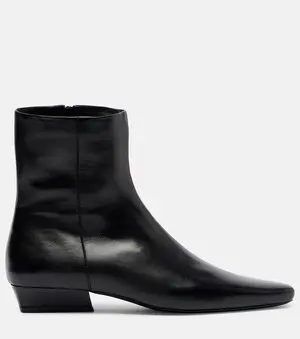 Staud Wally Leather Ankle Boots