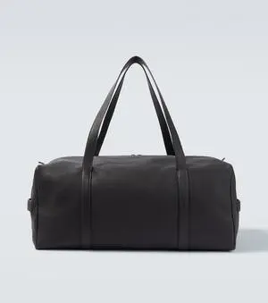 THE ROW Gio Leather Duffle Bag - Black