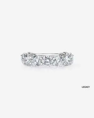Ring Concierge Round Lab-grown Diamond Band - Platinum