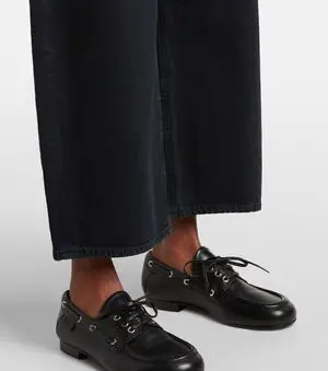 AGOLDE Low Curve Cropped Barrel-leg Jeans - Black