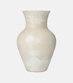 GINORI 1735 Oriente Italiano Ming Porcelain Vase - Beige