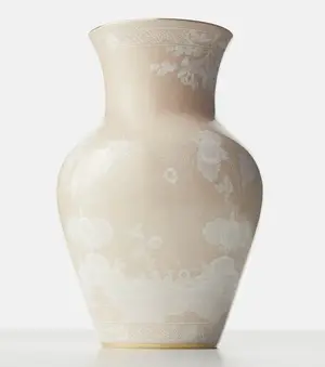 GINORI 1735 Oriente Italiano Ming Porcelain Vase - Beige
