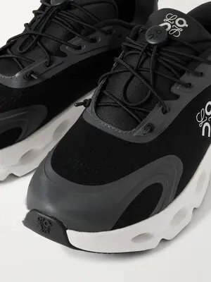 Loewe On Cloud Rubber-trimmed Sneakers - Black