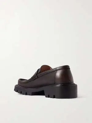 Loewe Sierra Leather Loafers
