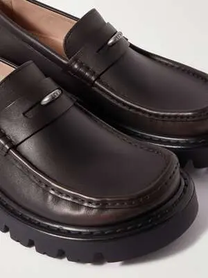 Loewe Sierra Leather Loafers