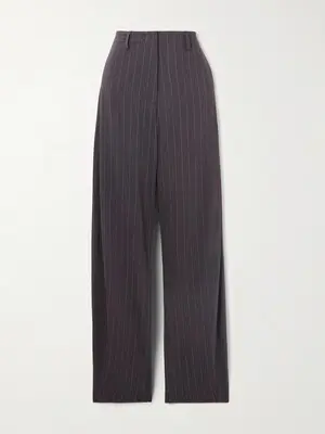 Magda Butrym Pinstriped Wool-blend Pants