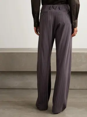 Magda Butrym Pinstriped Wool-blend Pants