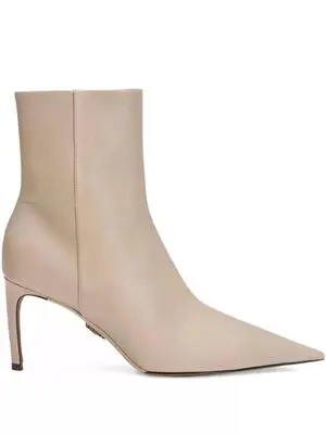 Dolce & Gabbana 75mm Pointed-toe Ankle Boots - Neutrals