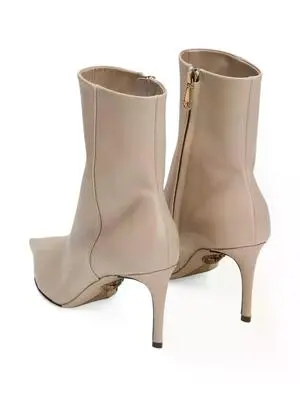 Dolce & Gabbana 75mm Pointed-toe Ankle Boots - Neutrals