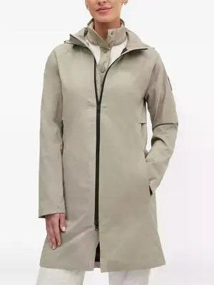 JACK WOLFSKIN Wellsee Hooded Trench Coat