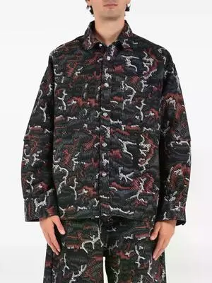 PDF Buttoned Patterned Shirt