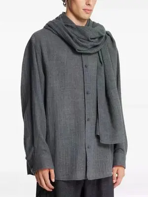 DARKPARK Detachable Scarf George Shirt