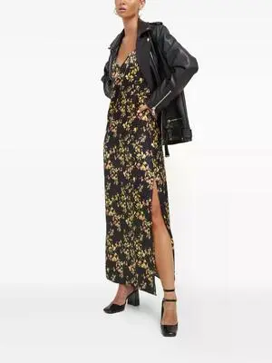 Hugo Floral Slit Maxi Dress