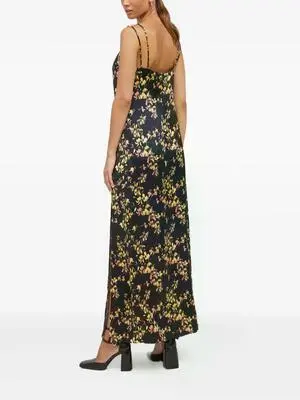 Hugo Floral Slit Maxi Dress