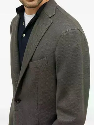 Boglioli Textured Three-button Blazer