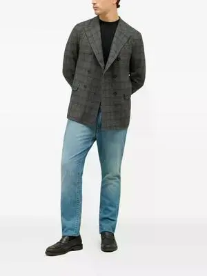 Boglioli Double-breasted Check-pattern Blazer