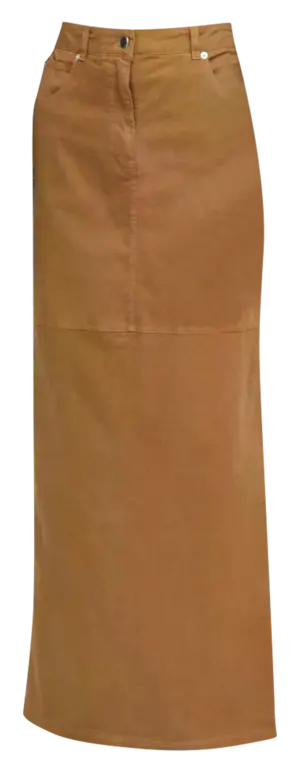 HERSKIND Maxi Skirt With Button Fastening - Brown