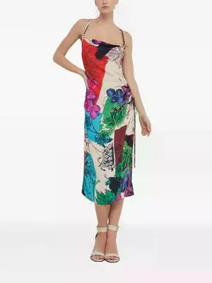 Iceberg Floral-print Midi Dress