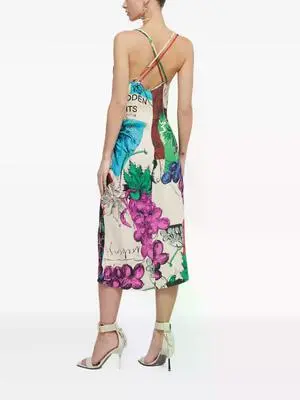 Iceberg Floral-print Midi Dress
