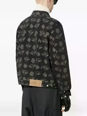 BILLIONAIRE BOYS CLUB Diamonds & Dollars-pattern Jacket