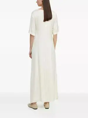 HERSKIND Ruched-slit Maxi Dress