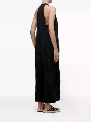 OSKLEN Halter-neck Wrinkled Jumpsuit