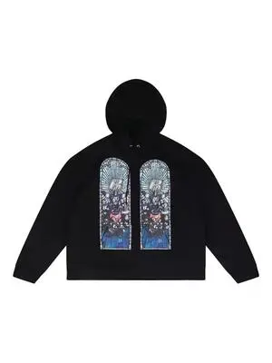 WHO DECIDES WAR X Ruff Ryders Graphic-print Hoodie