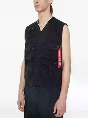 Alpha Industries Utility-pocket Cotton Gilet