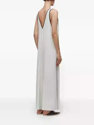 OSKLEN V-neck Side-stripe Jumpsuit
