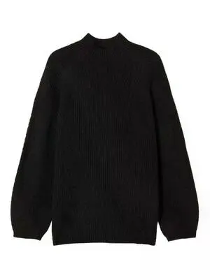 TWINSET Turtleneck Ribbed Sweater