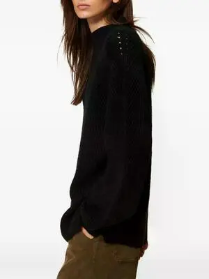 TWINSET Turtleneck Ribbed Sweater