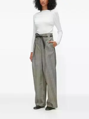 3.1 Phillip Lim Plaid Drawstring Trousers