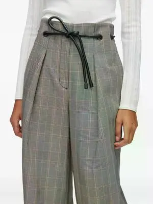 3.1 Phillip Lim Plaid Drawstring Trousers