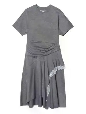 3.1 Phillip Lim Lace-trim Asymmetrical Dress
